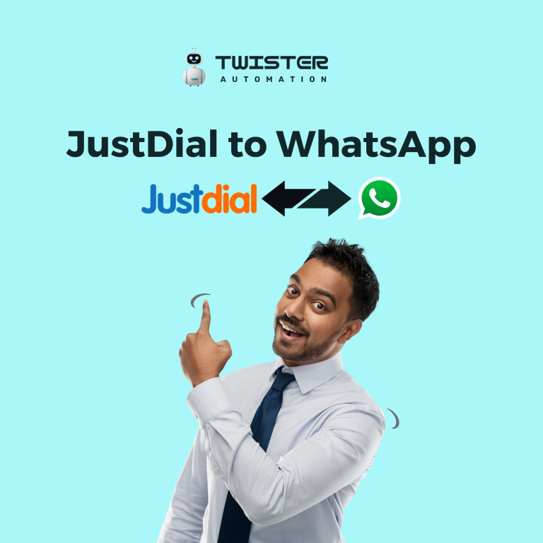 JustDial To WhatsApp - WhatsApp Your JustDial Leads within Seconds